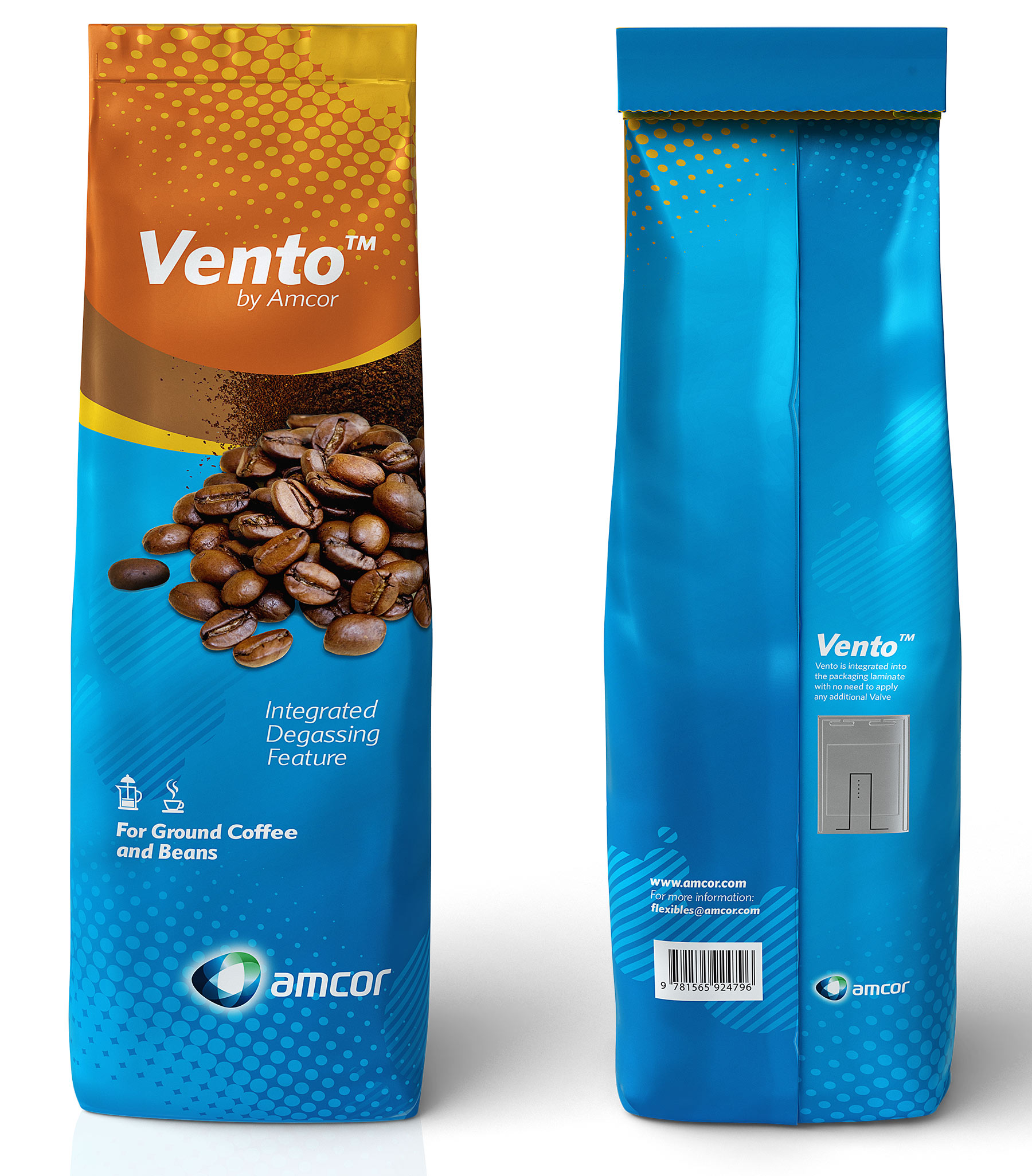 Vento Coffee Packaging Solution by Amcor - confezionamento caffè